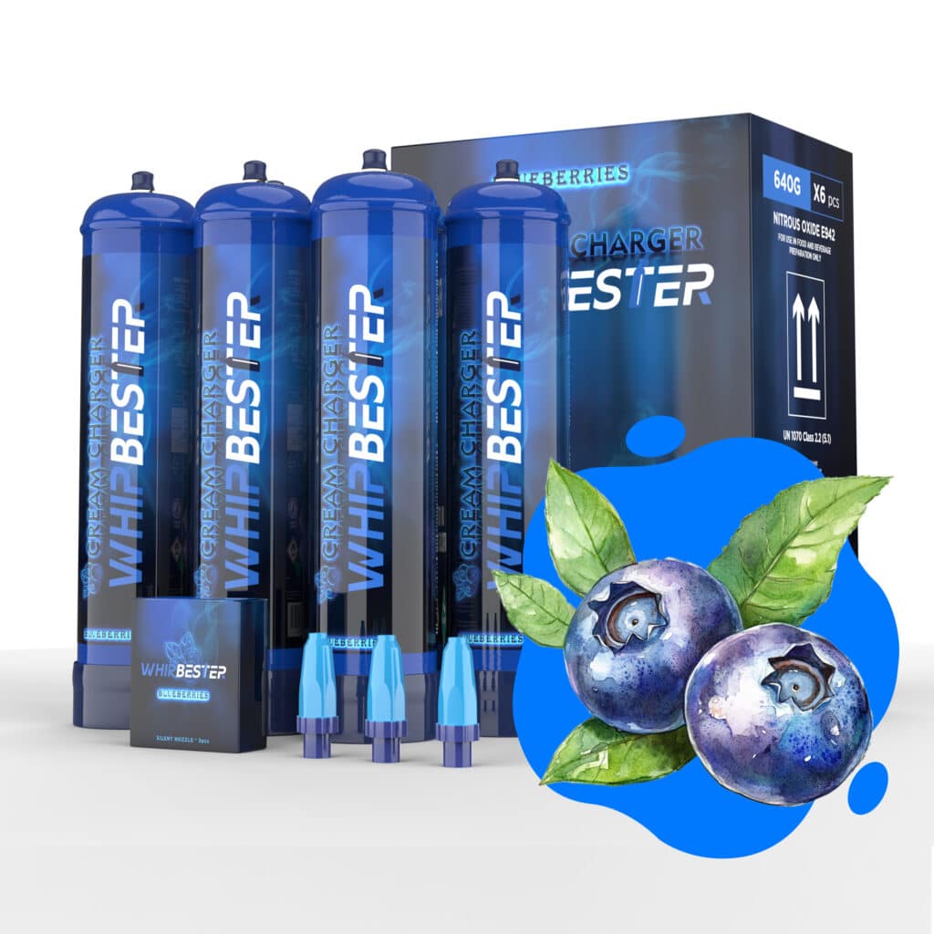 Whipbester 640G Blueberries N2O Tanks Whip Cream Chargers - Whipbester ...